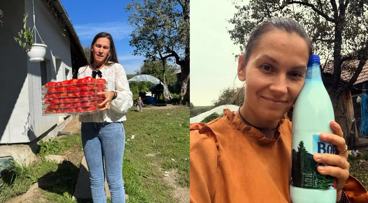 O româncă, care s-a întors din Marea Britanie, s-a mutat direct la sat ...