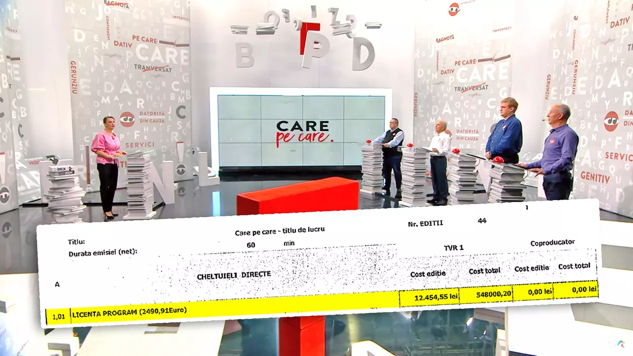 TVR Plătește 130.000 De Euro Pentru Conceptul Unei Emisiuni Despre ...