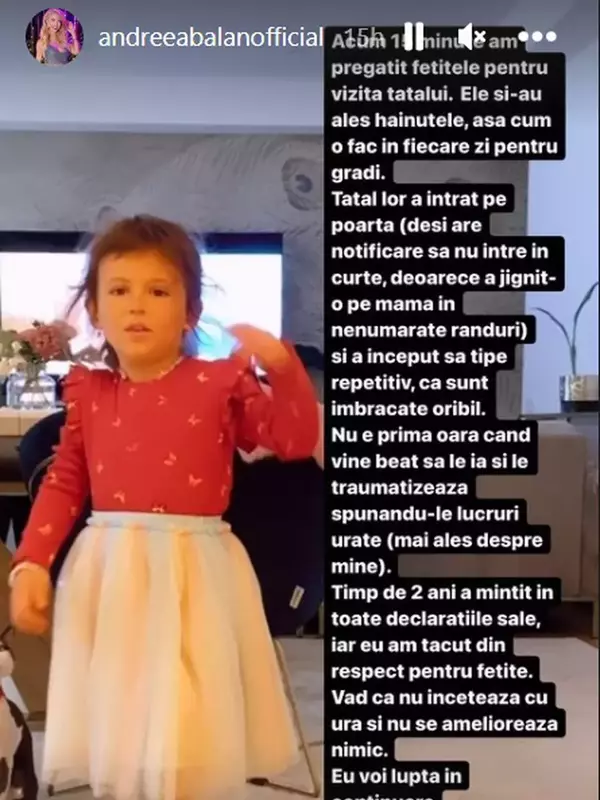 Andreea Bălan Vrea Custodia Exclusivă A Fetițelor. De Ce îl Acuză Pe ...