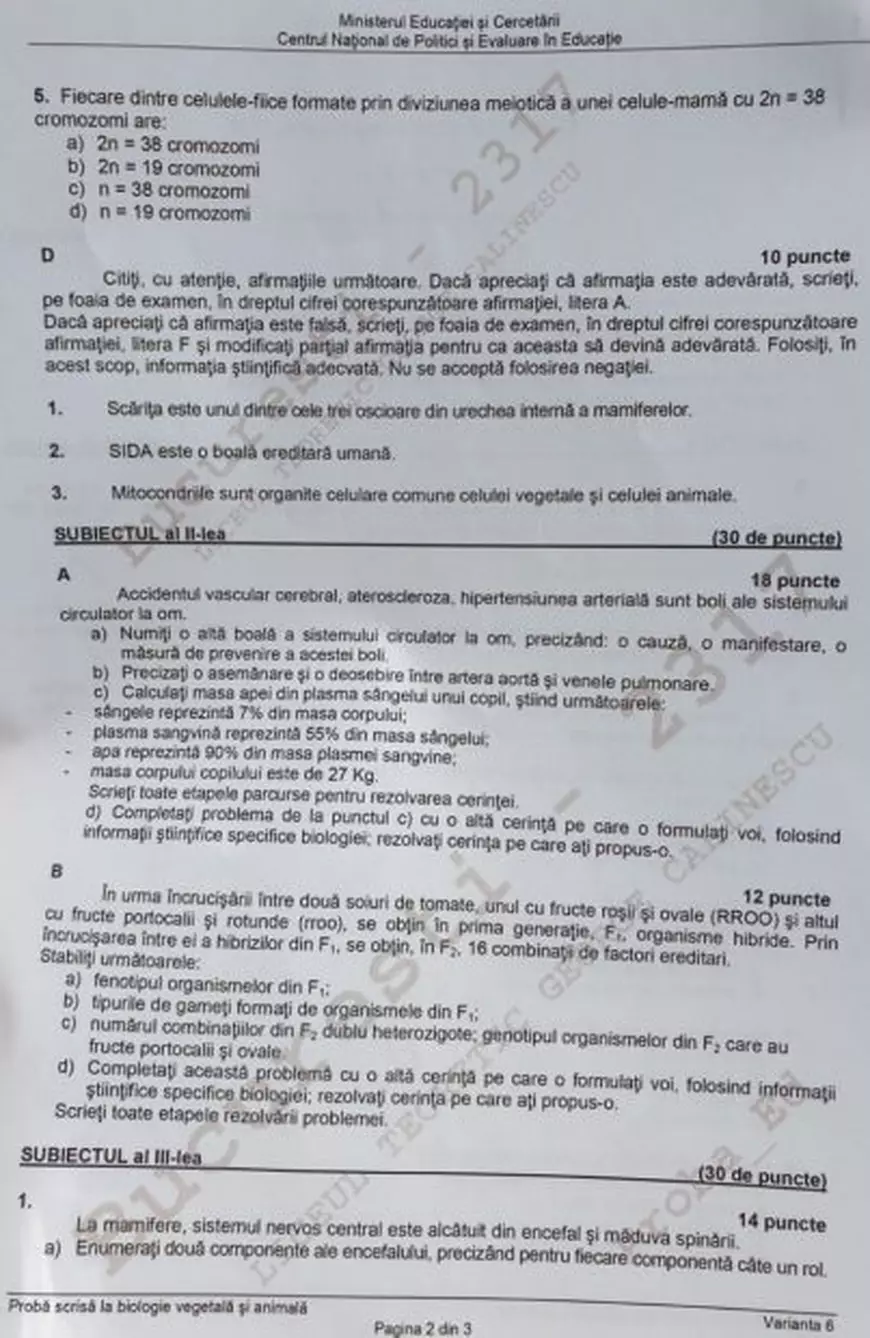 Subiecte BAC 2020. Ce Subiecte Au Avut De Rezolvat Elevii în 2020 ...