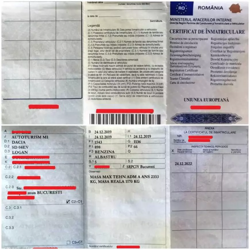 Talonul Auto Sau Certificatul De înmatriculare - Ce Este și Ce ...