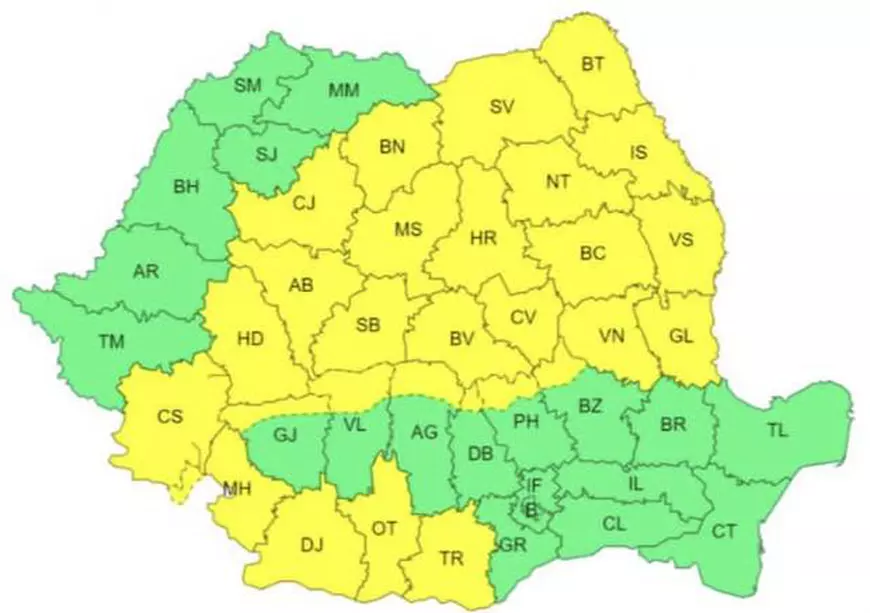Val De Ger în România. ANM A Emis O Avertizare De Tip Cod Galben ...