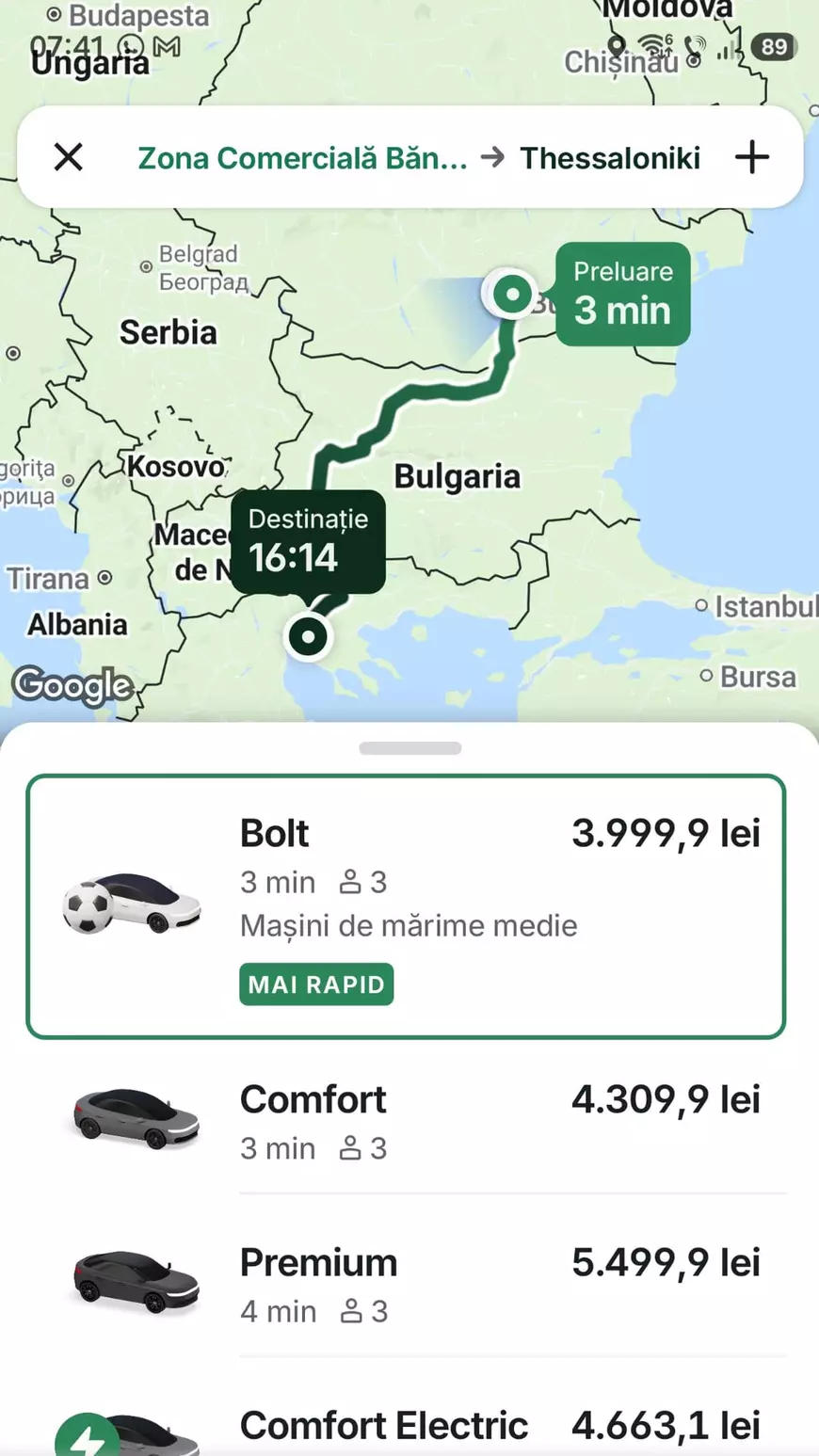 O femeie din București a vrut să meargă cu un Bolt din Băneasa până în ...